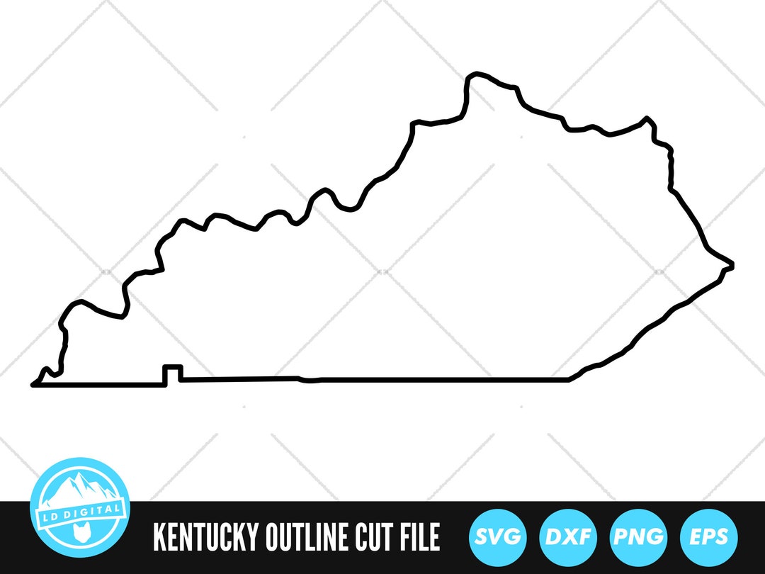 Kentucky Outline SVG Files | Kentucky Cut Files | United States of ...