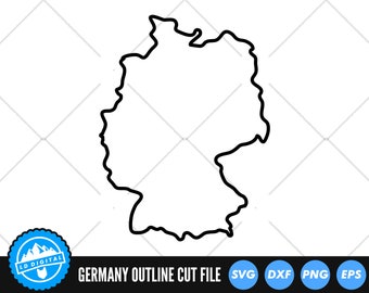 Germany SVG | Germany Cut Files | Germany Outline SVG | Germany Vector ...