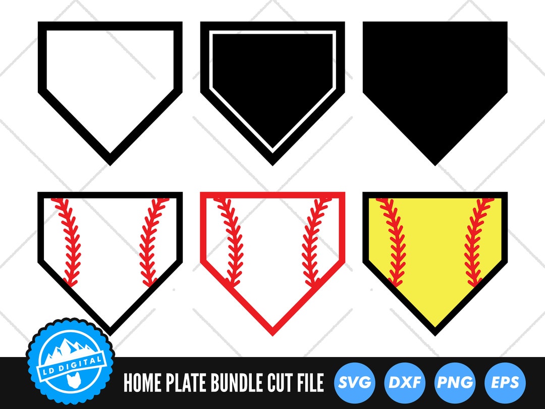 Home Plate Outline Vector