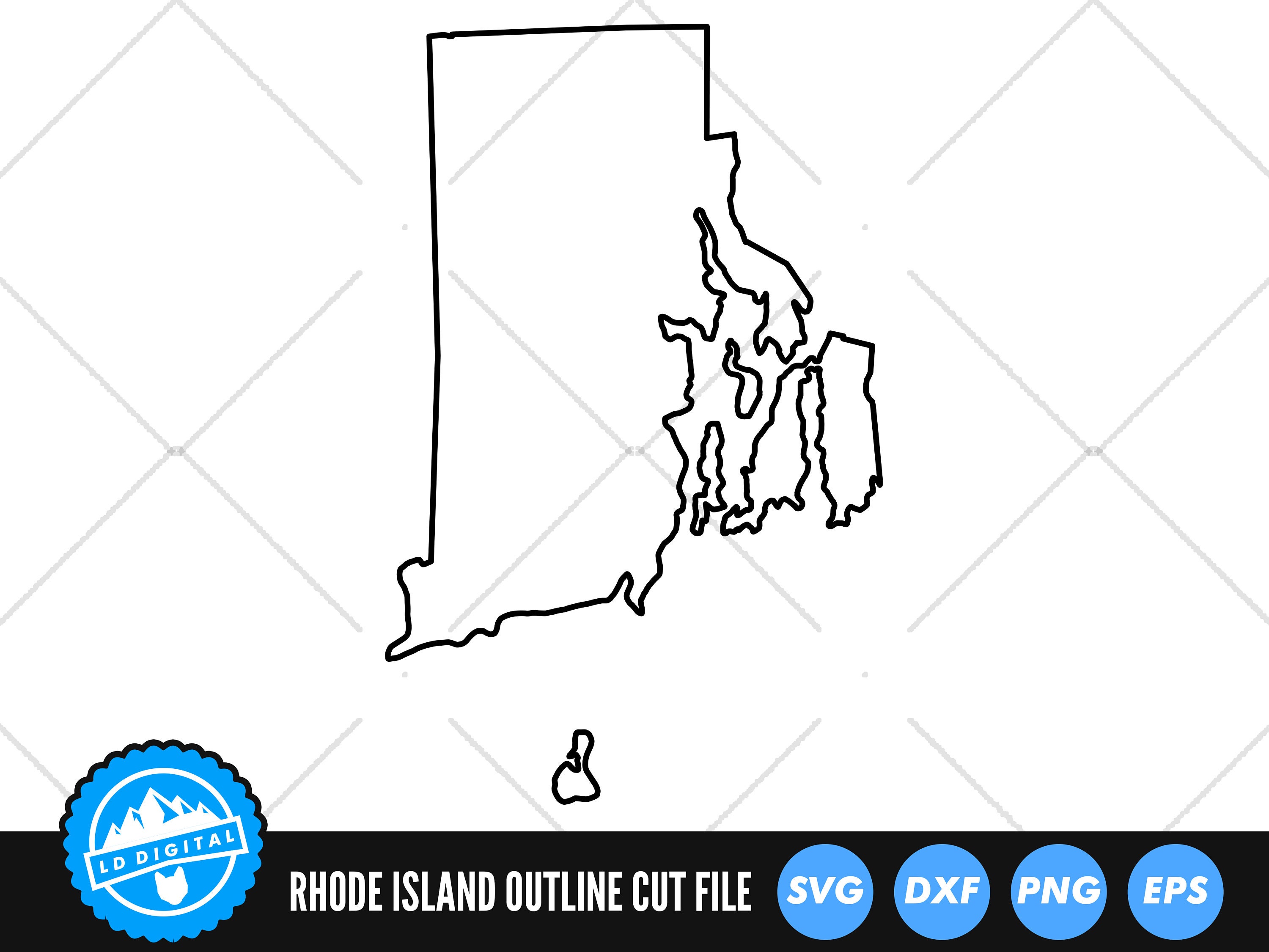 Rhode Island Map Clipart Images