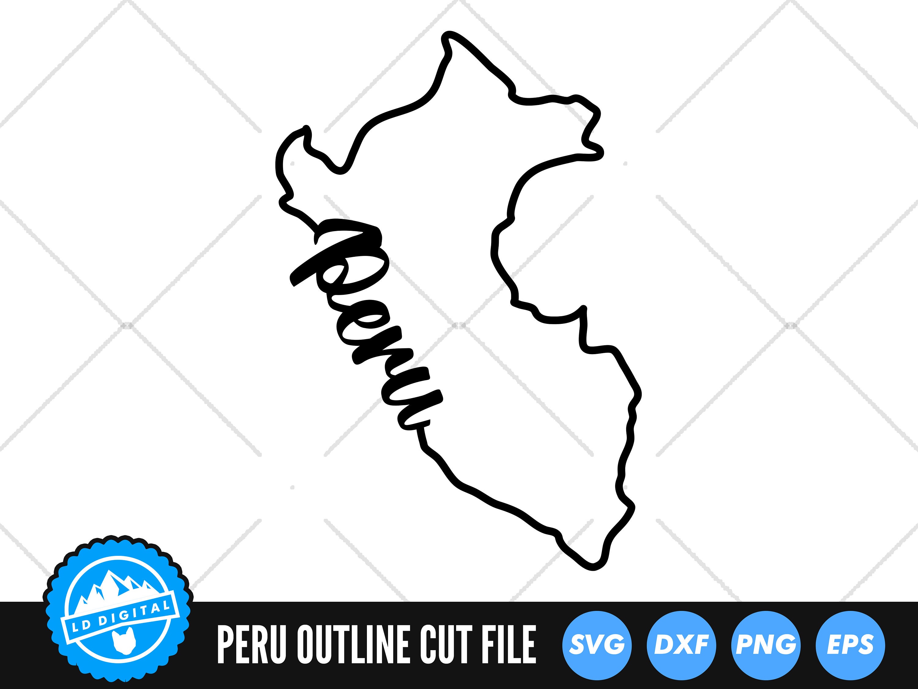 Peru SVG Peru Cut Files Peru Outline SVG Peru Silhouette - Etsy Hong Kong