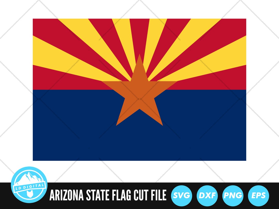 Arizona State Flag SVG Files | Arizona Flag Cut Files | United States ...