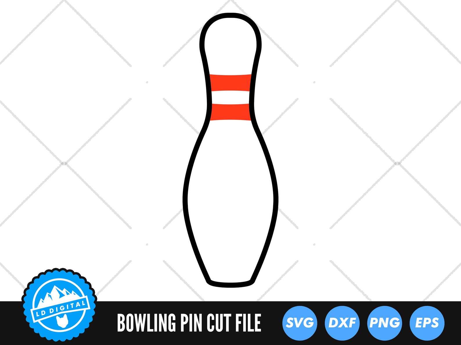 Bowling Pin SVG Files | Bowling Ball Cut Files | Bowling Pins SVG ...