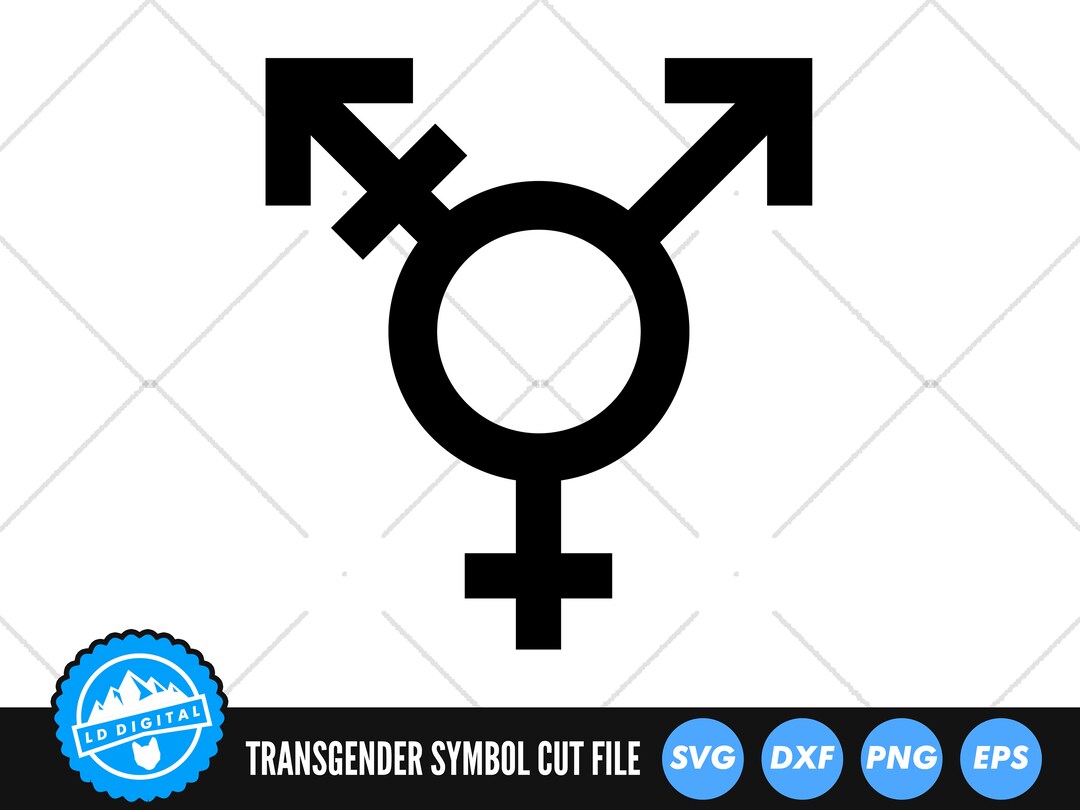 Transgender Symbol SVG Files | Pride SVG Cut Files | Transgender Symbol ...