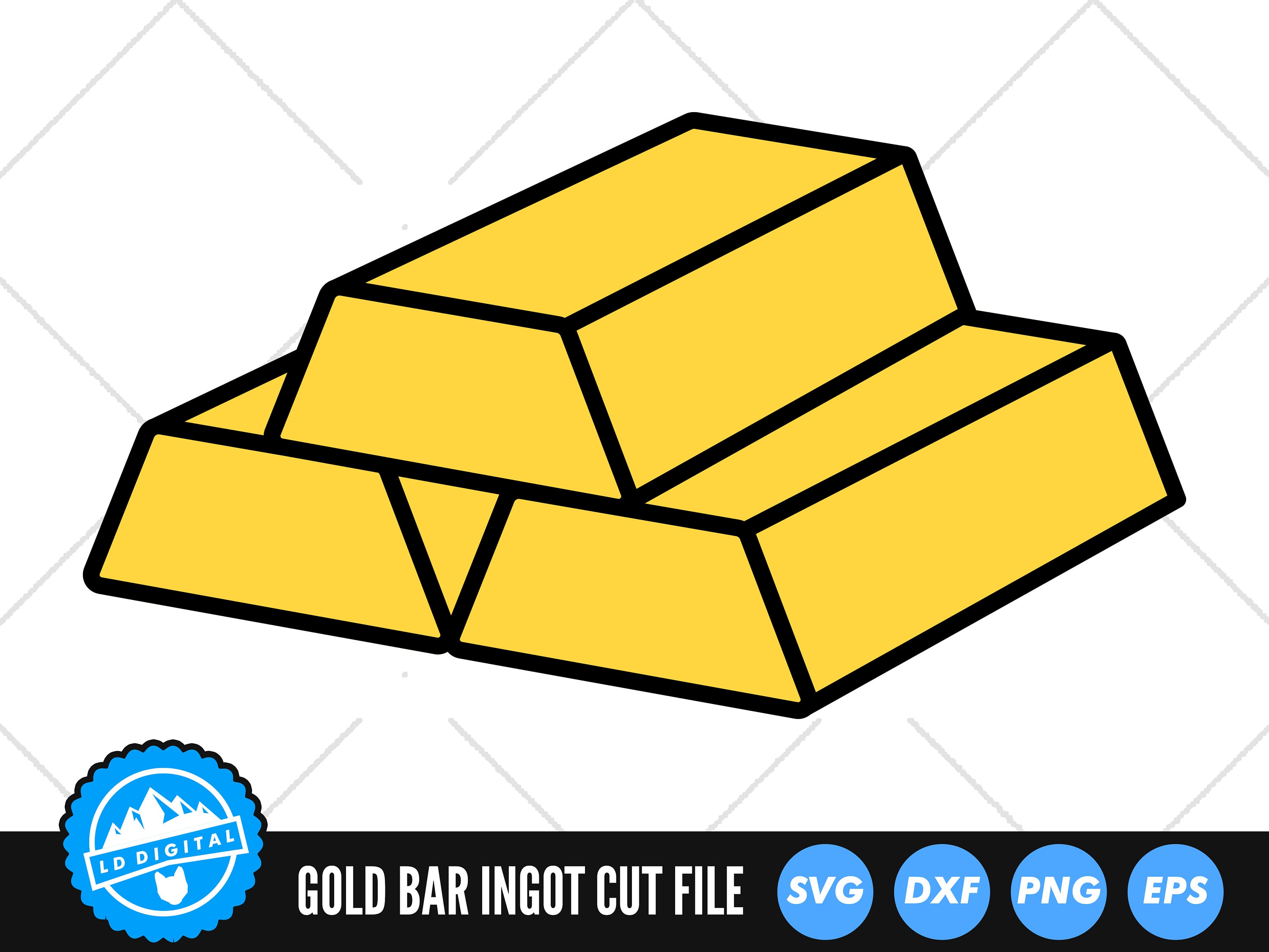 Gold Bars SVG Files Gold Bullion SVG Cut Files Golden Bar - Etsy Canada