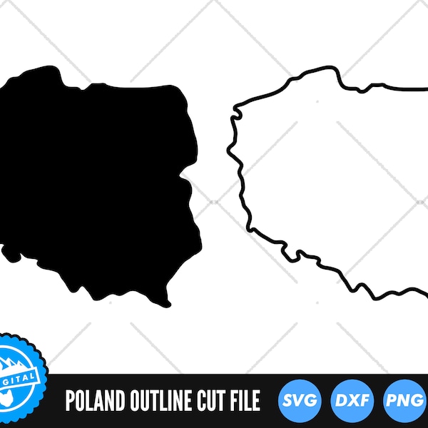 Poland Map - Etsy