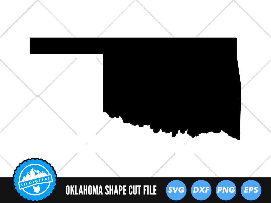 Oklahoma State SVG Files | Oklahoma Silhouette Cut Files | United ...