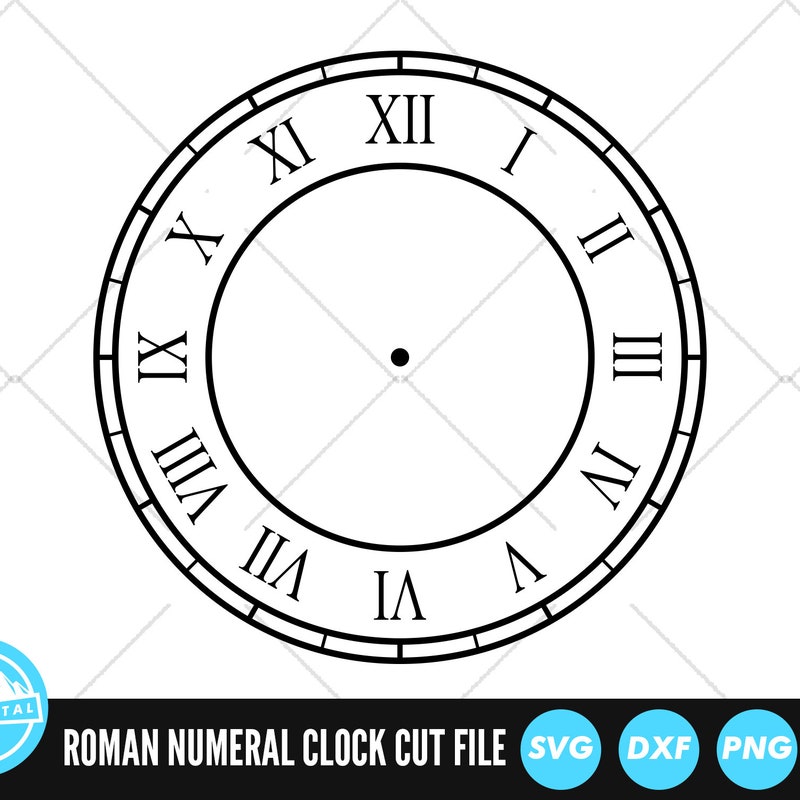 Clock Svg - Etsy