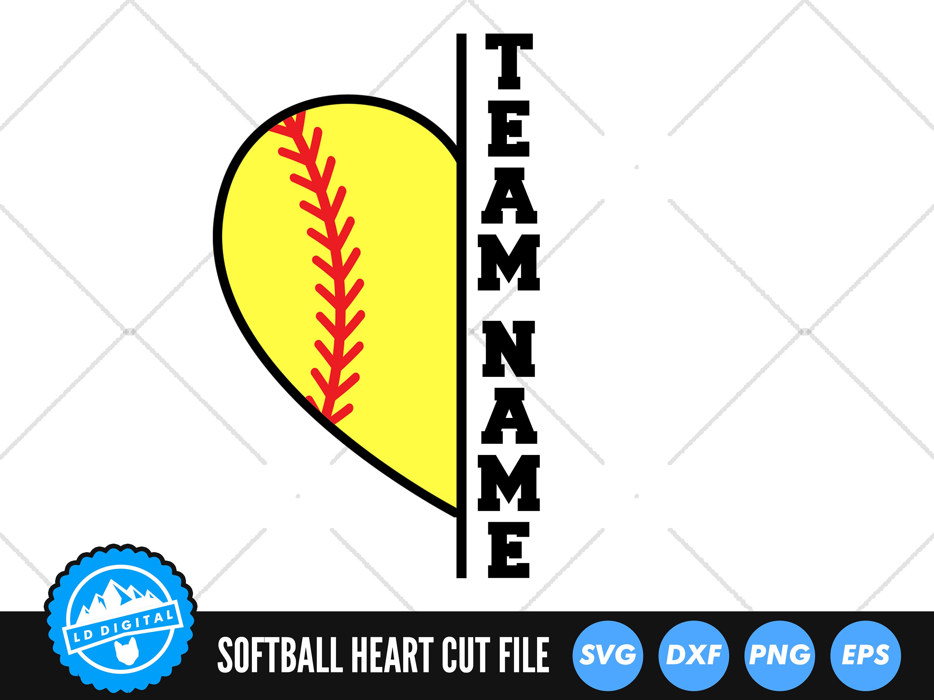 Softball SVG Bundle Softball Frames Cut Files Softball - Etsy