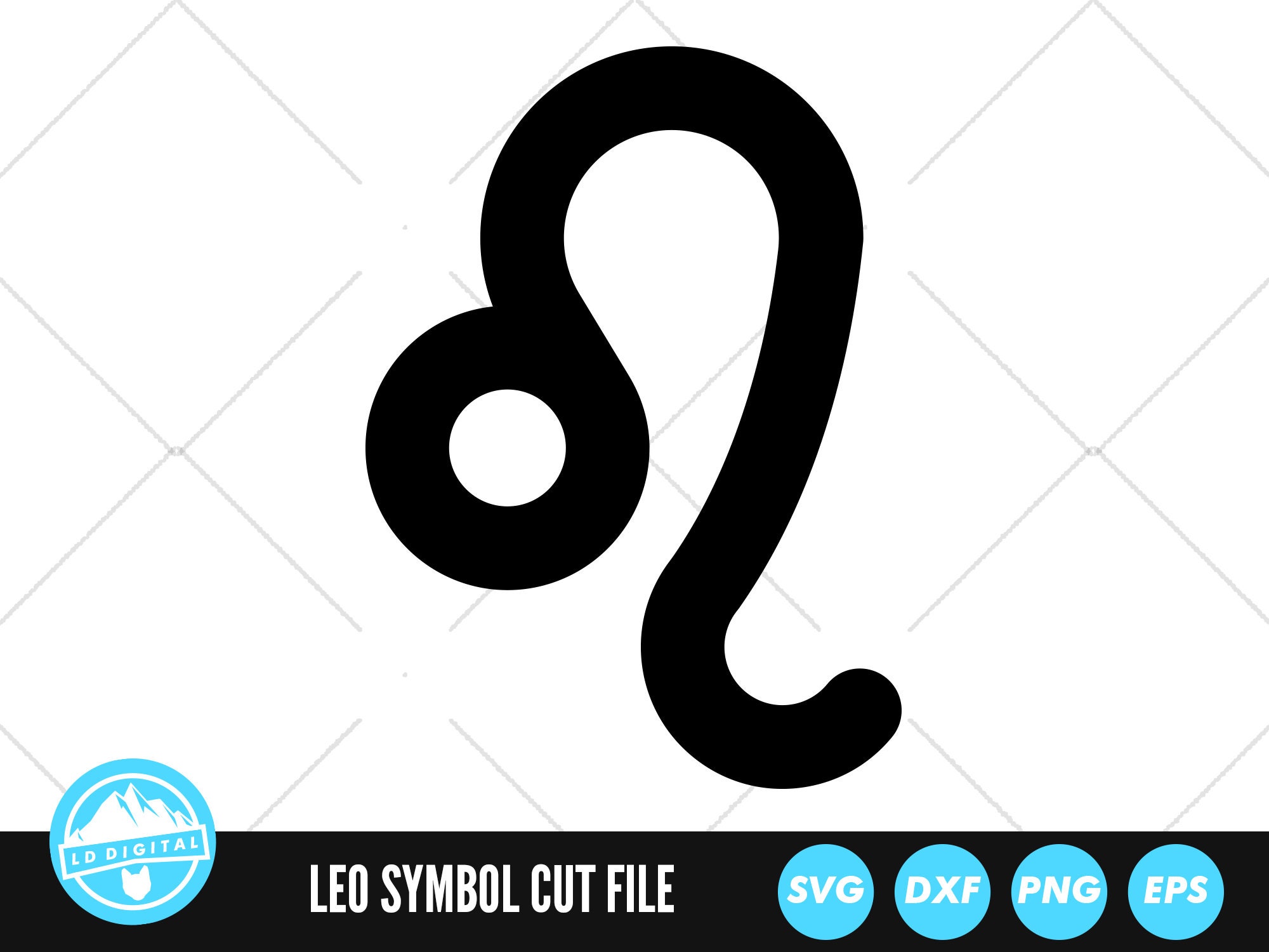 Art And Collectibles Prints Digital Download Leo Zodiac Sign Printable