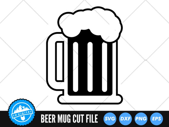 Beer Pitcher Clipart Black And White