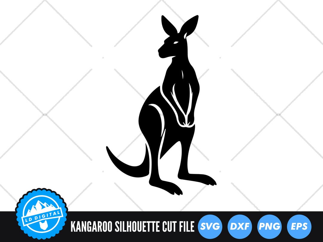 Kangaroo SVG Files | Kangaroo Cut Files | Australian Animal Vector ...