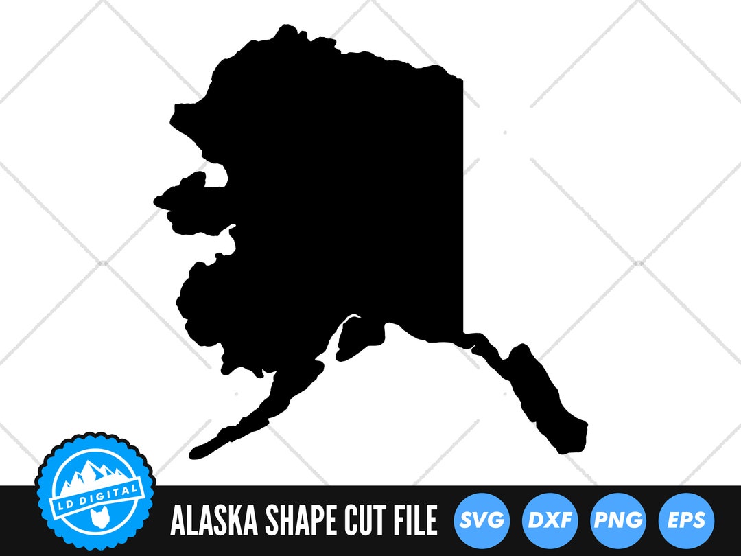 Alaska State SVG Files | Alaska Silhouette Cut Files | United States of ...
