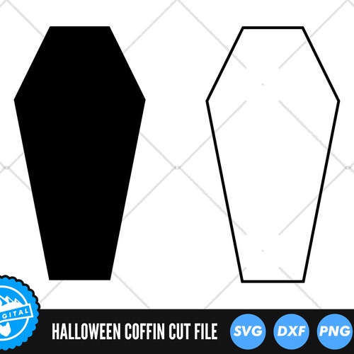 Coffin SVG Files Halloween SVG Cut Files Coffin Casket - Etsy
