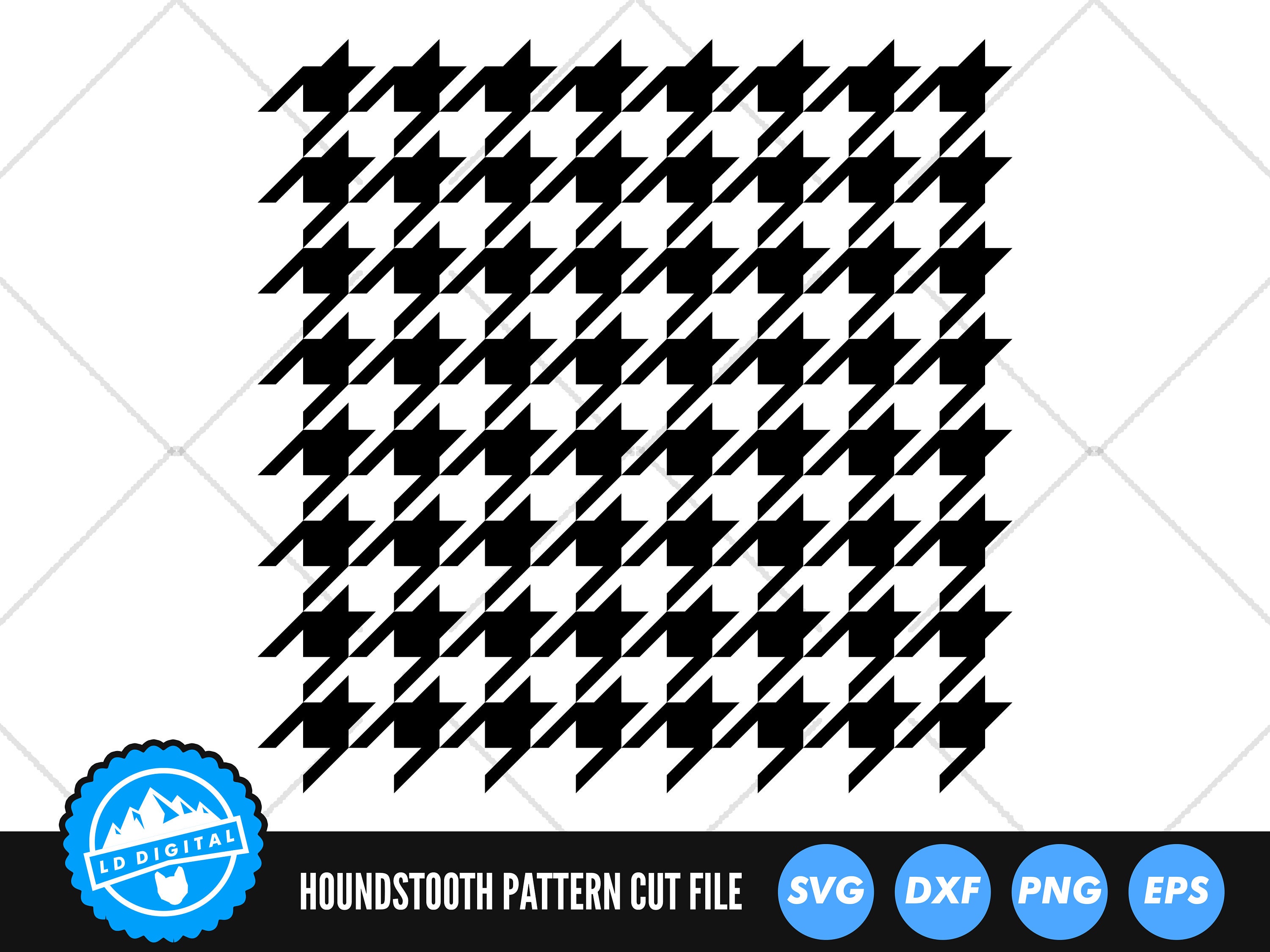 Houndstooth Pattern SVG Files Houndstooth Texture Pattern - Etsy Finland
