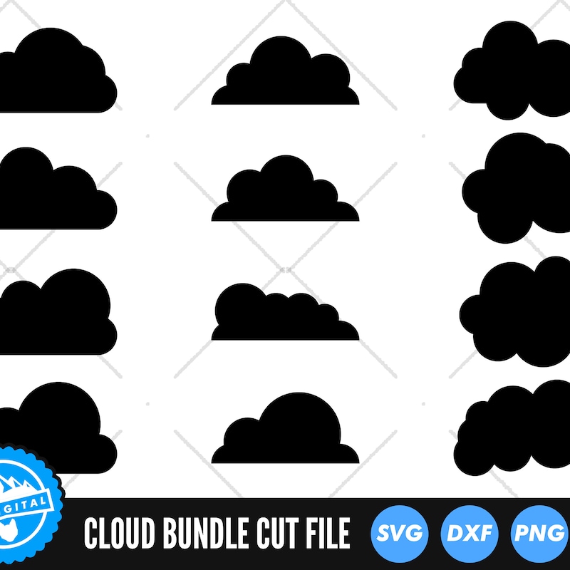 Cloud Svg - Etsy