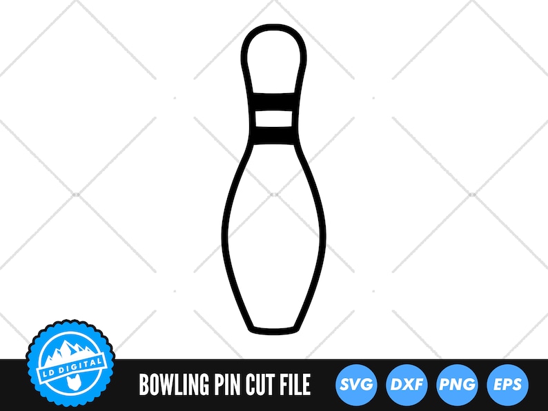 Bowling Pin SVG Files Bowling Ball Cut Files Bowling Pins - Etsy