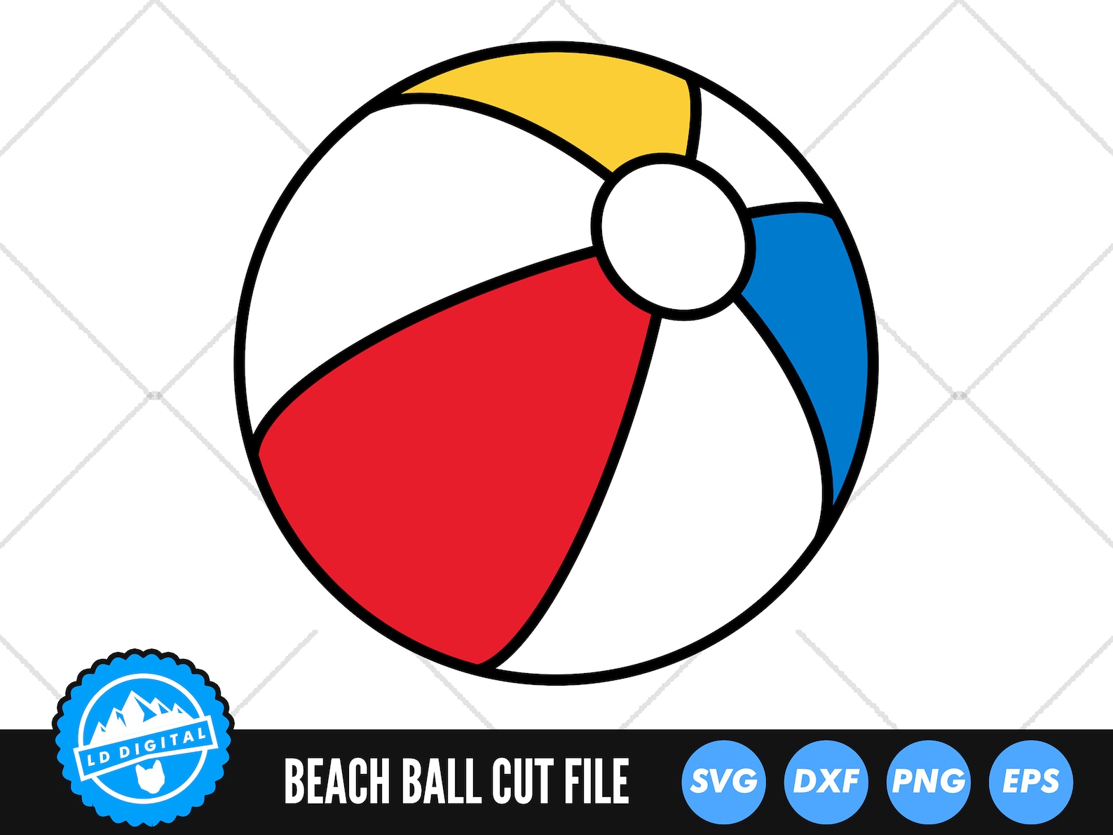 Beach Ball SVG Files Beach Ball Cut Files Summer Beach SVG - Etsy Canada
