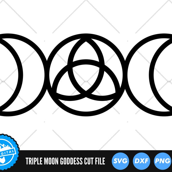 Triple Goddess Svg - Etsy