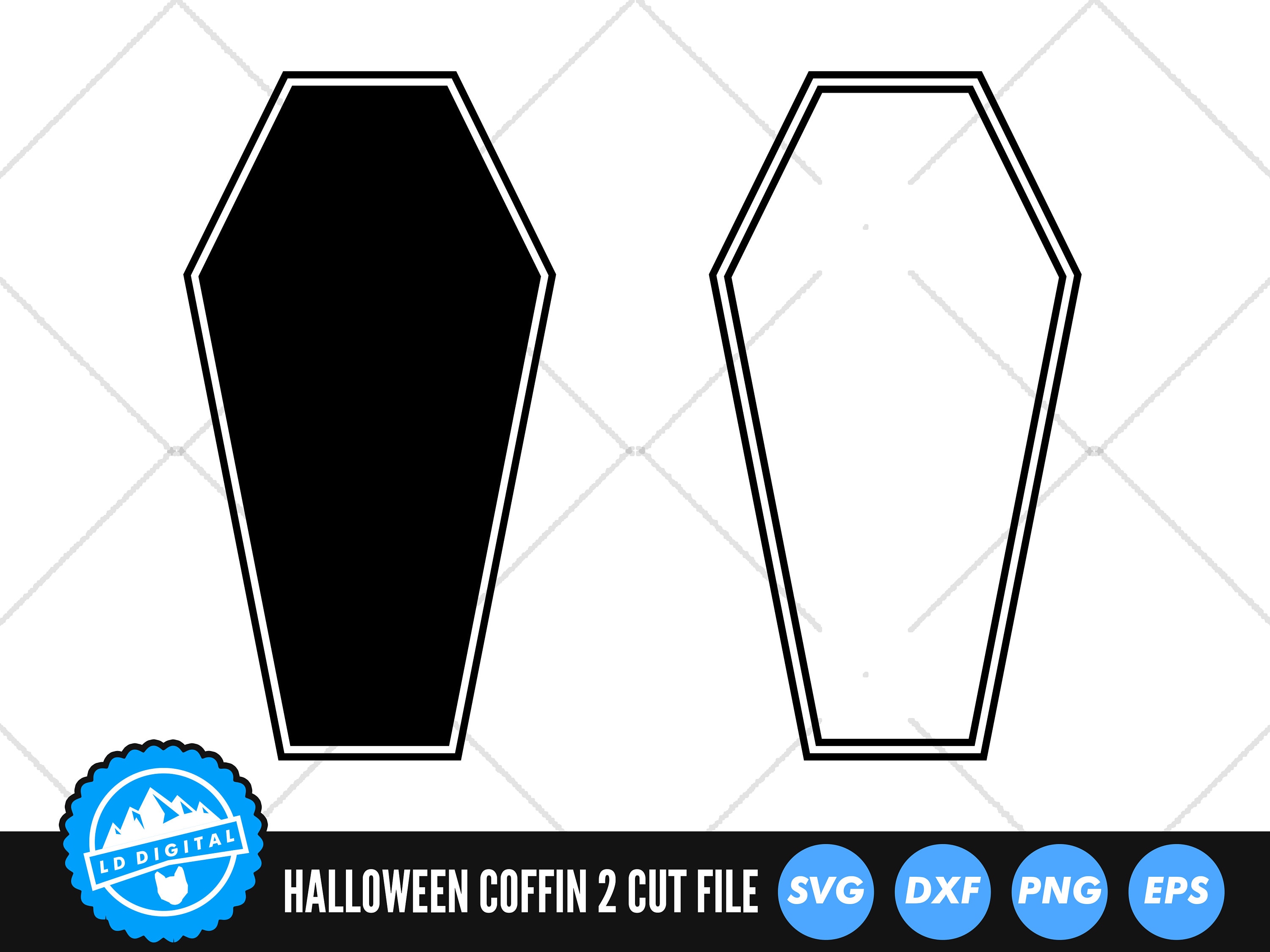 Coffin SVG Files Halloween SVG Cut Files Coffin Casket - Etsy Sweden