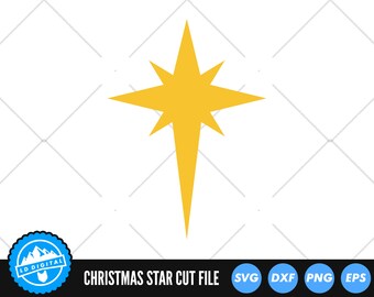 Christmas Star SVG Files | Christmas Star Cut Files | Christmas Star ...