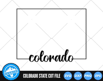 Colorado Outline Svg - Etsy