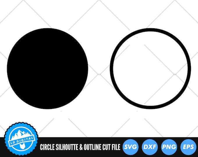 Circle Frame Svg, Circle Cut File, Png - Etsy Canada