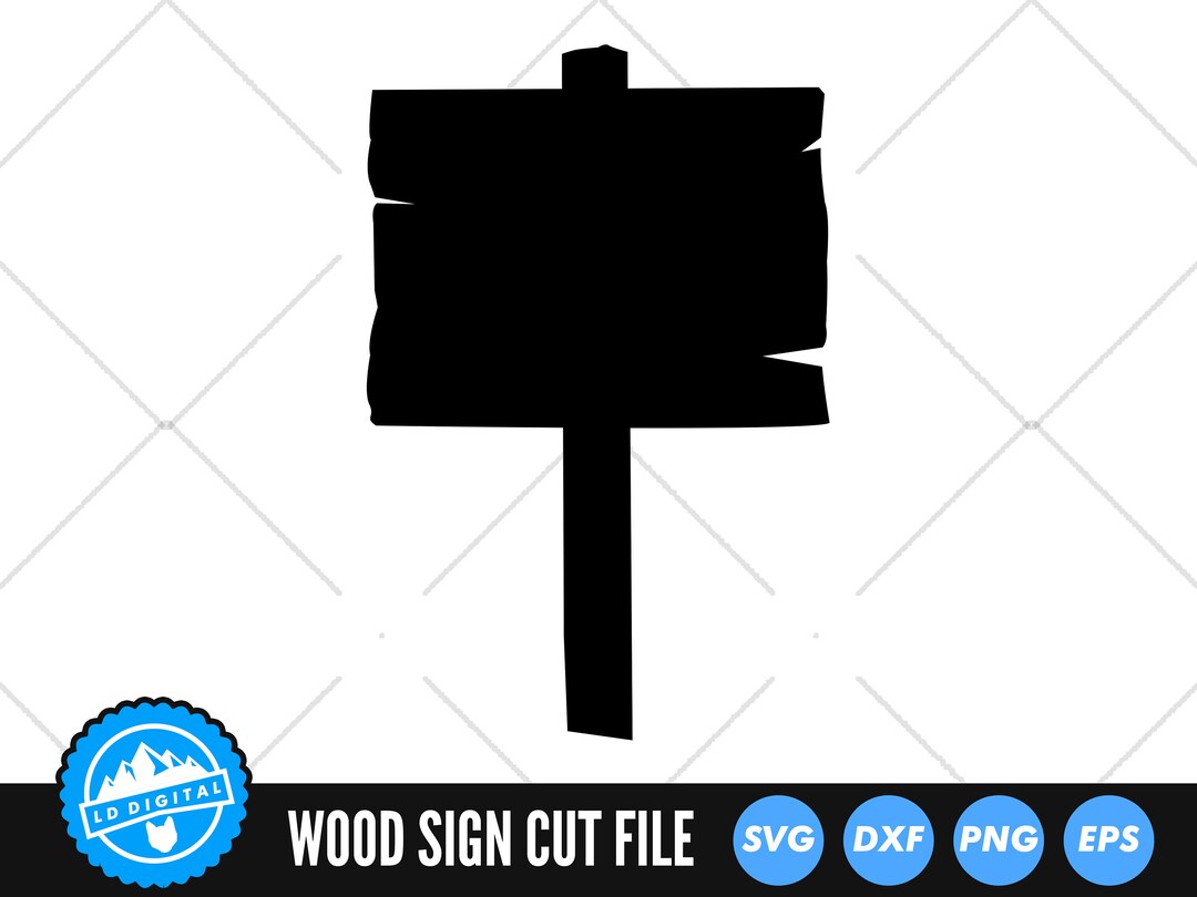 Wooden Sign SVG Files | Wood Sign SVG Cut Files | Blank Wood Sign SVG ...