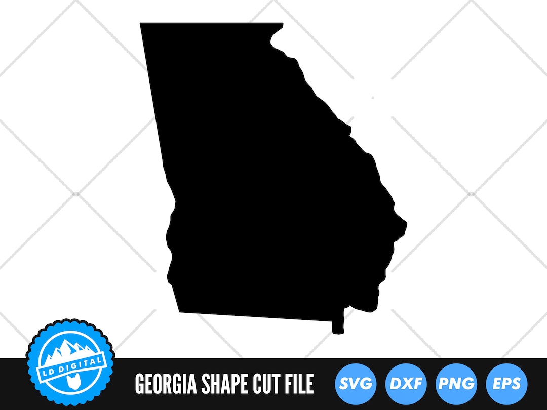 Georgia State SVG Files | Georgia Silhouette Cut Files | United States ...