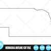 Nebraska Outline SVG | Nebraska PNG | Nebraska Clip Art | Nebraska ...