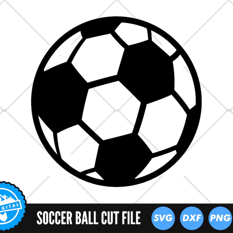 Soccer Ball Svg - Etsy