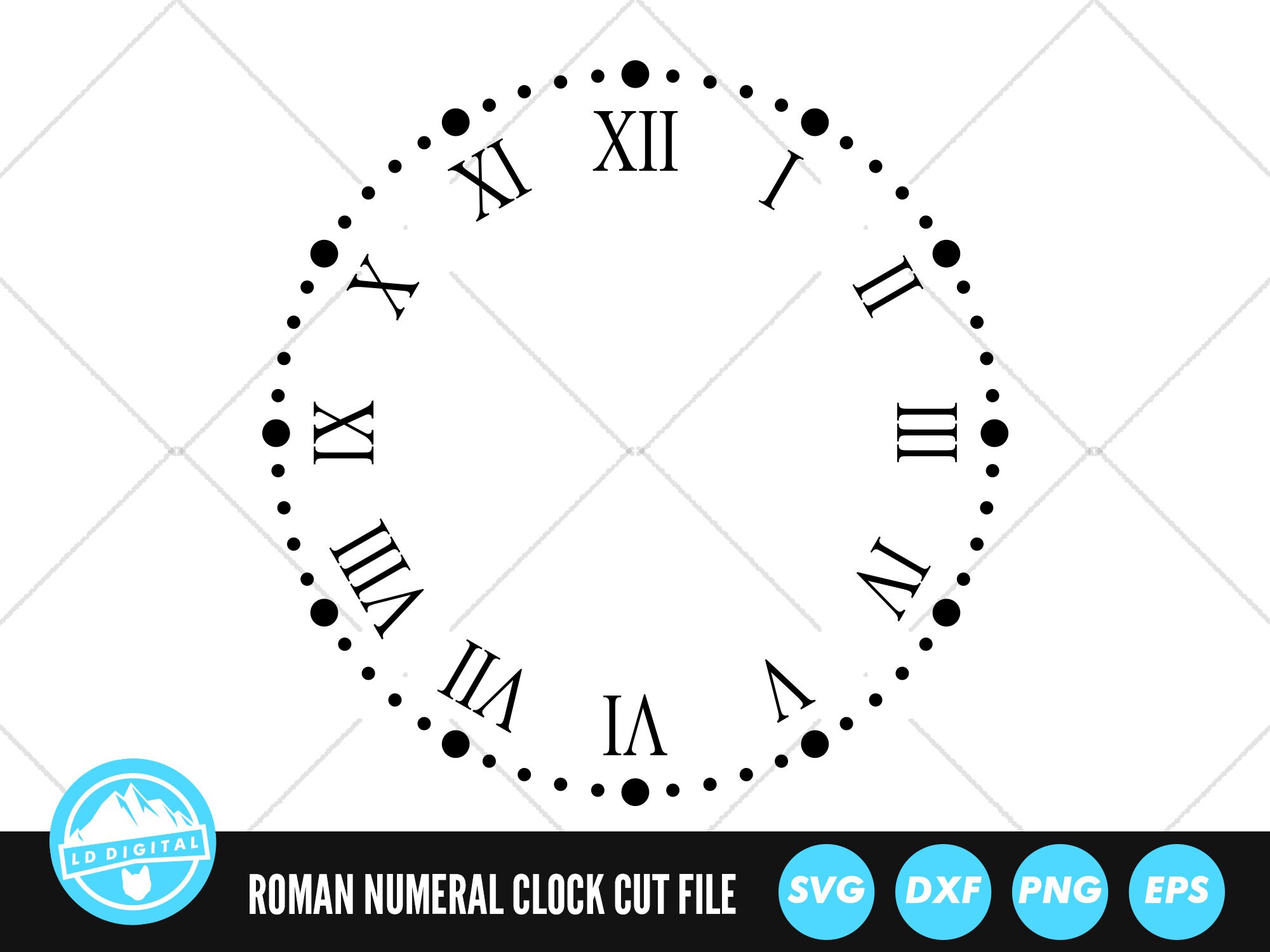 Clock Face SVG Files Clock Face Cut Files Clock Face - Etsy Australia
