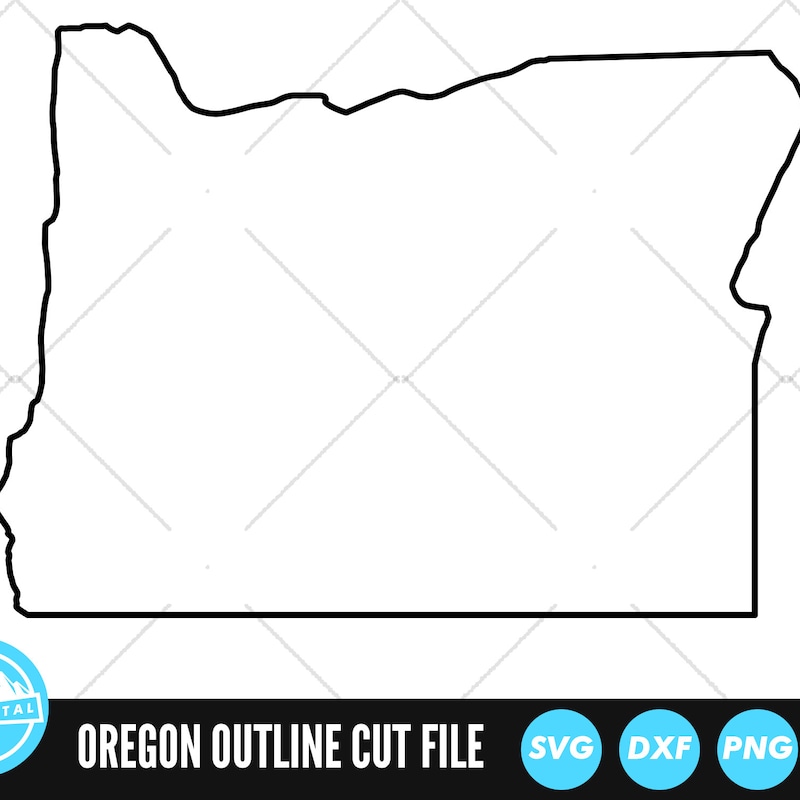 Oregon Outline - Etsy