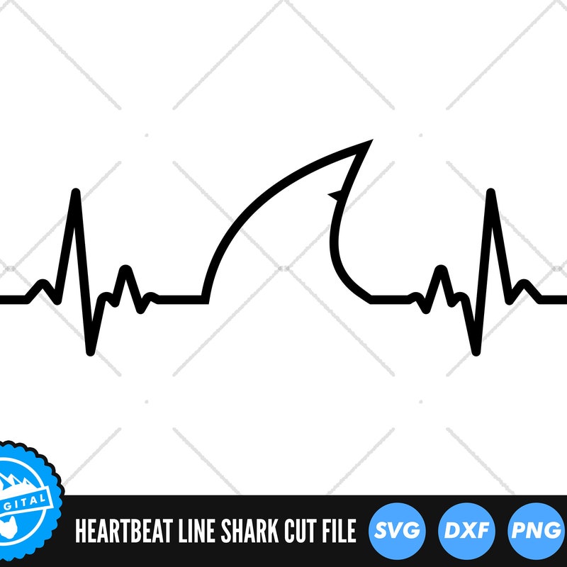 Shark Fin Svg - Etsy