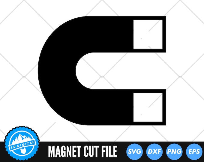 Magnet SVG Files, Magnet Symbol Cut Files, Magnet Icon Vector Files ...