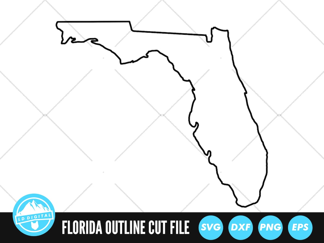 Florida Outline Map Florida Outline 3d Photos, Images & Pictures