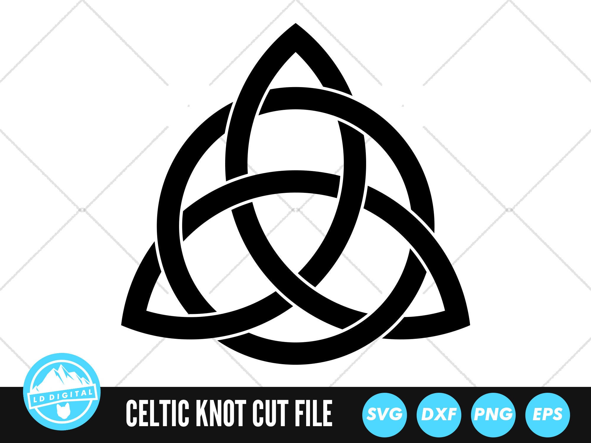 Celtic Knot SVG Files | Triquetra Cut Files | Celtic Knot Vector Files ...