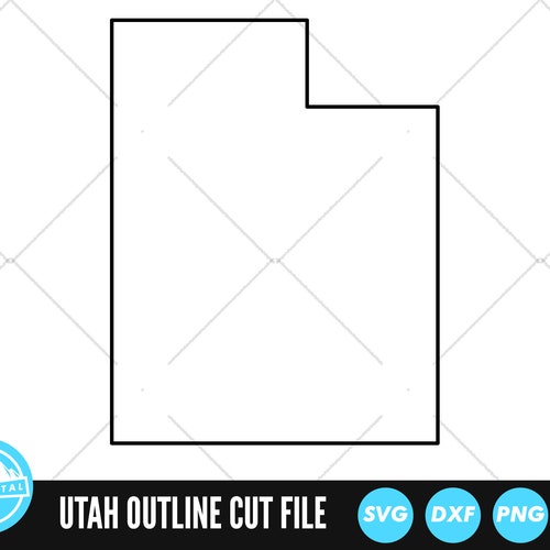 Utah Outline SVG Files Utah Cut Files United States of - Etsy