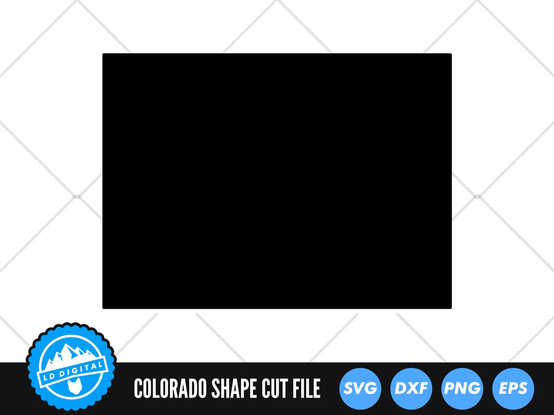 Colorado State SVG Files Colorado Silhouette Cut Files United States of ...
