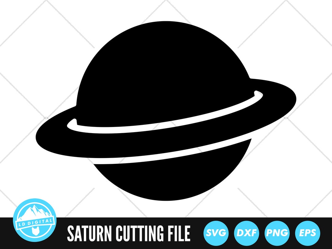 Saturn Planet SVG Files | Saturn Planet Cut Files | Saturn Planet ...