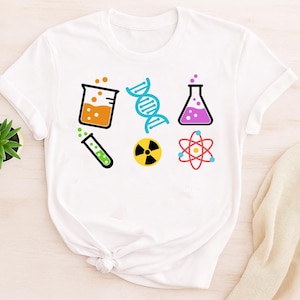 Science SVG Bundle, Chemistry Lab Clipart, DNA, Beaker, Flask, Test ...