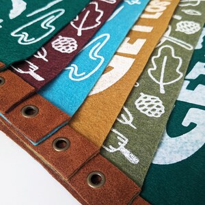 Outdoor Inspired Felt Pennant Flags - Etsy