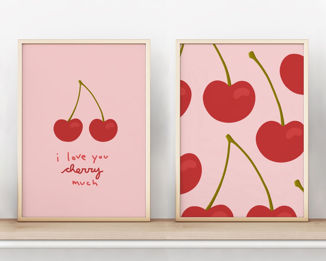 I Love You Cherry Much Digital Print 8x10 - Etsy