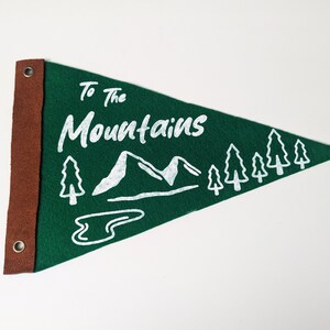 Outdoor Inspired Felt Pennant Flags - Etsy