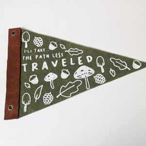 Outdoor Inspired Felt Pennant Flags - Etsy