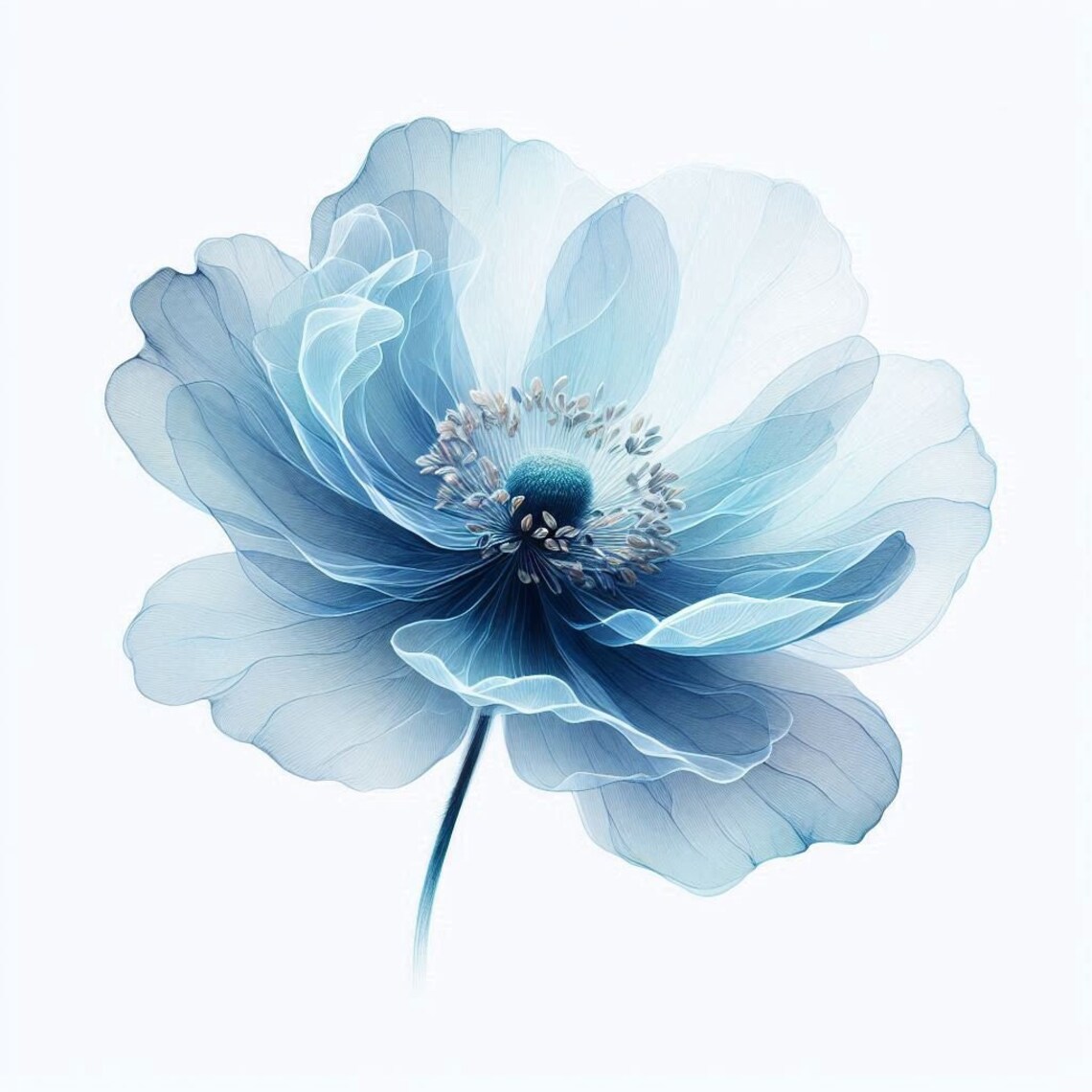 9 Abstract Watercolor Cliparts, Digital Print, Wall Art, Watercolor ...