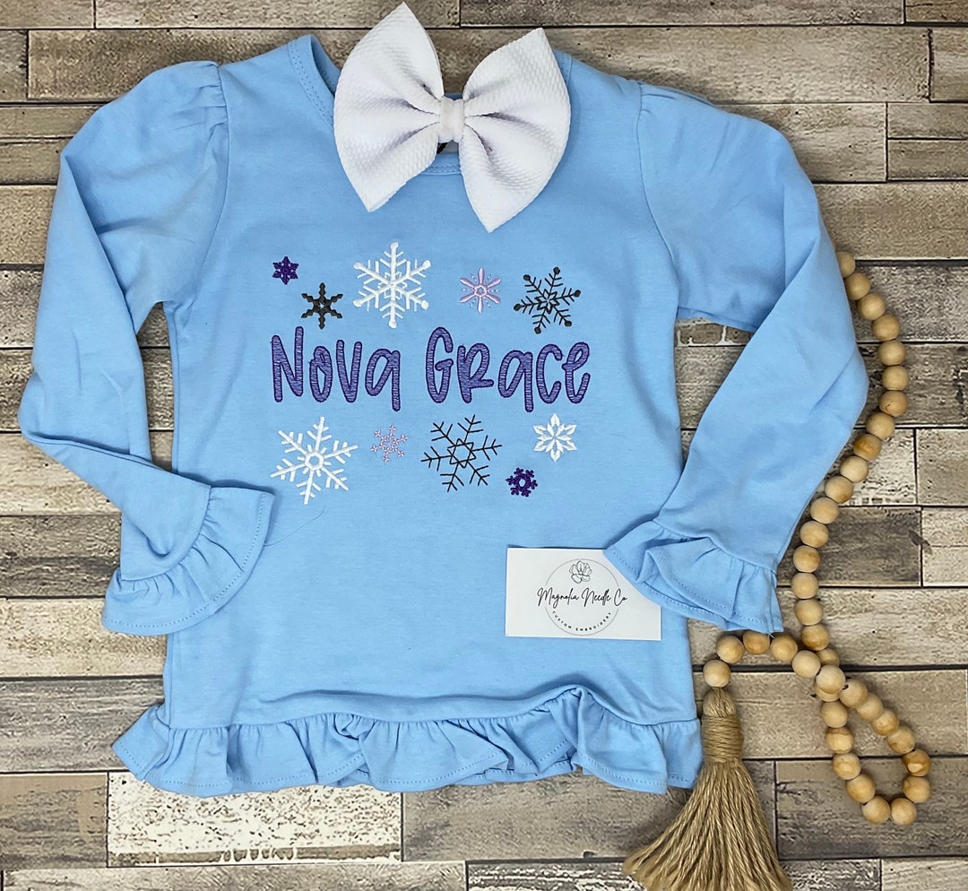 Girls Winter Shirt, Frozen Inspired Shirt, Disney on Ice Shirt, Magic ...