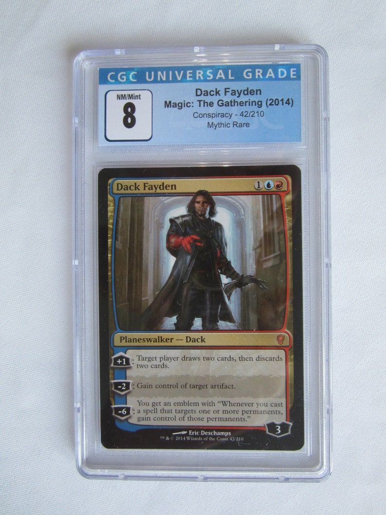 MTG Planeswalker Dack Fayden, CGC Graded 8.0, VF - Etsy
