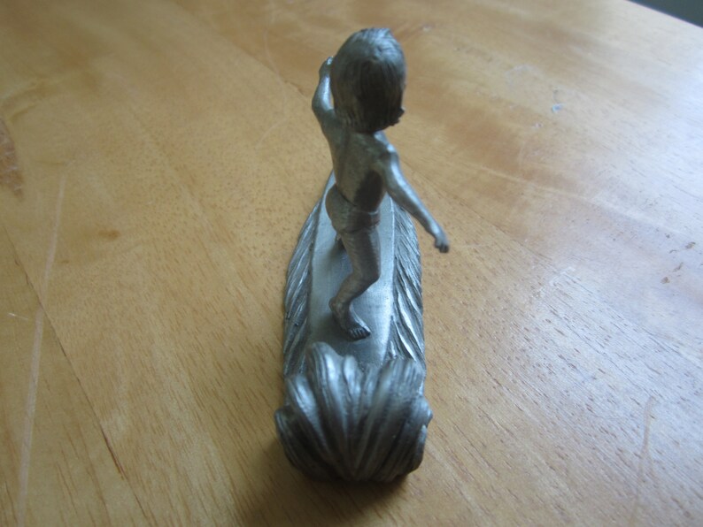 Vintage Hudson Pewter Figurine: Hawaiian Surfer Boy - Etsy