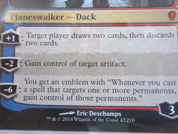 Dack Fayden Planeswalker Card